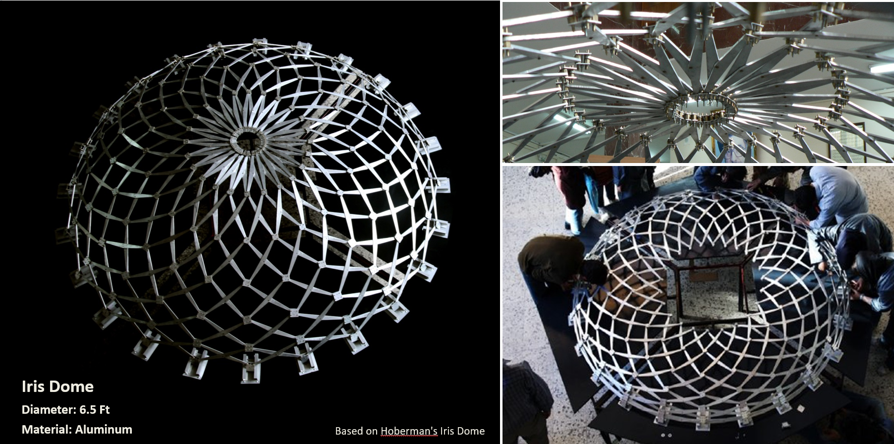 Deployable Sturctures | Iris Dome + Geodesic Dome – NEGAR KALANTAR